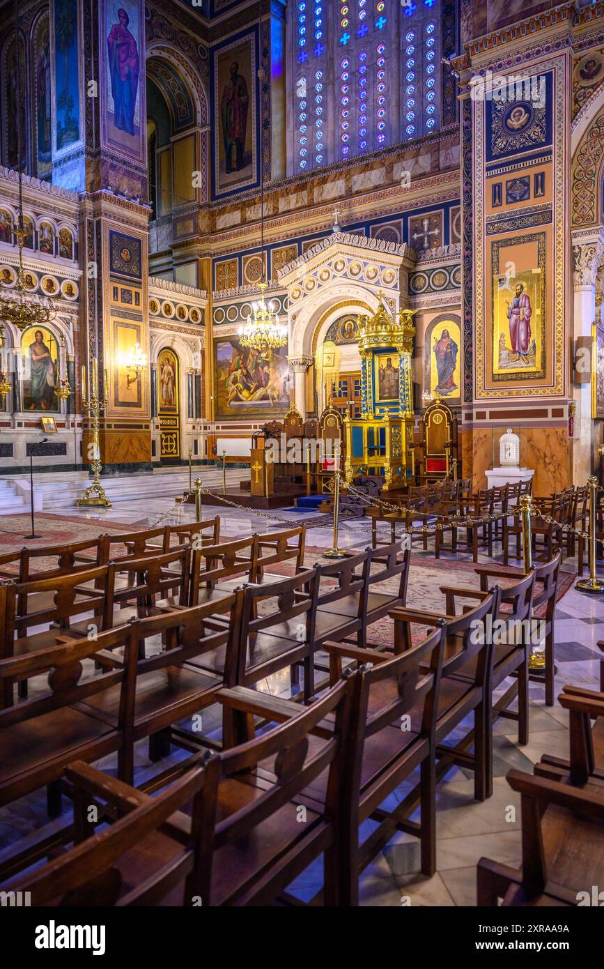 Interior of the Metropolitan Cathedral of the Annunciation, popularly ...