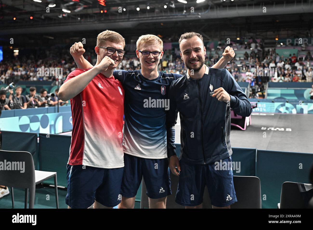 Paris, France. 09th Aug, 2024. Table Tennis France v Japan-Paris 2024 ...