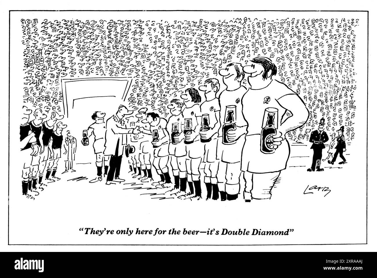 Double diamond advert Black and White Stock Photos & Images - Alamy