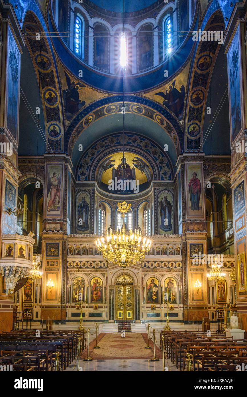 Interior of the Metropolitan Cathedral of the Annunciation, popularly ...