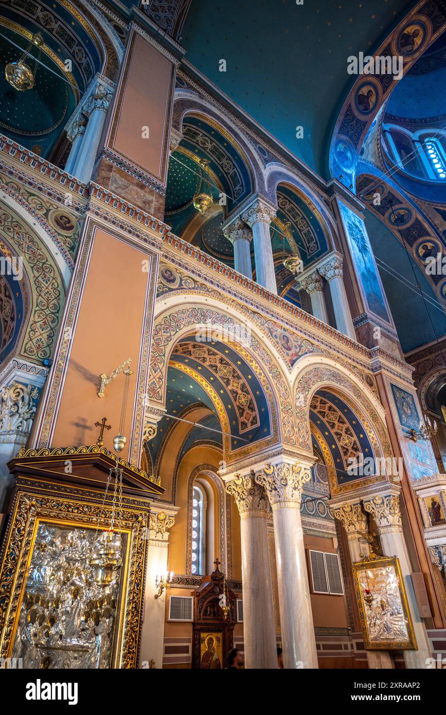 Interior of the Metropolitan Cathedral of the Annunciation, popularly ...