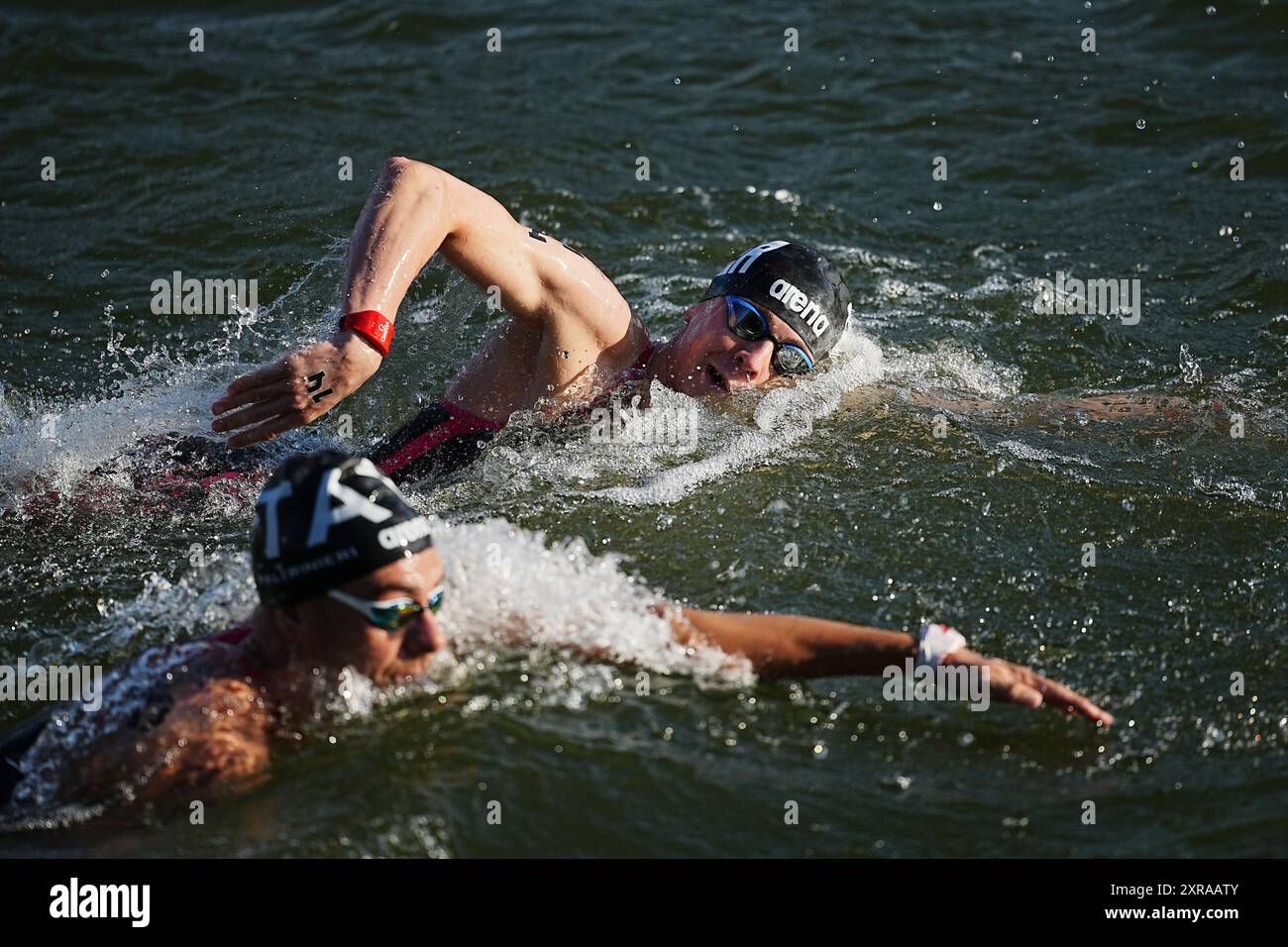 Paris, France. 09th Aug, 2024. Olympics, Paris 2024, swimming, open ...