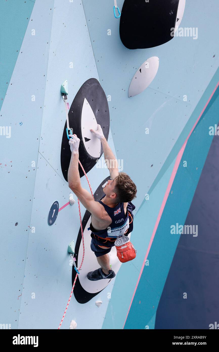ROBERTS Toby of Great Britain Climbing Men's Boulder & Lead, Final Lead ...