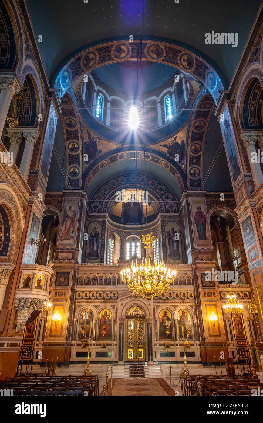 Interior of the Metropolitan Cathedral of the Annunciation, popularly ...