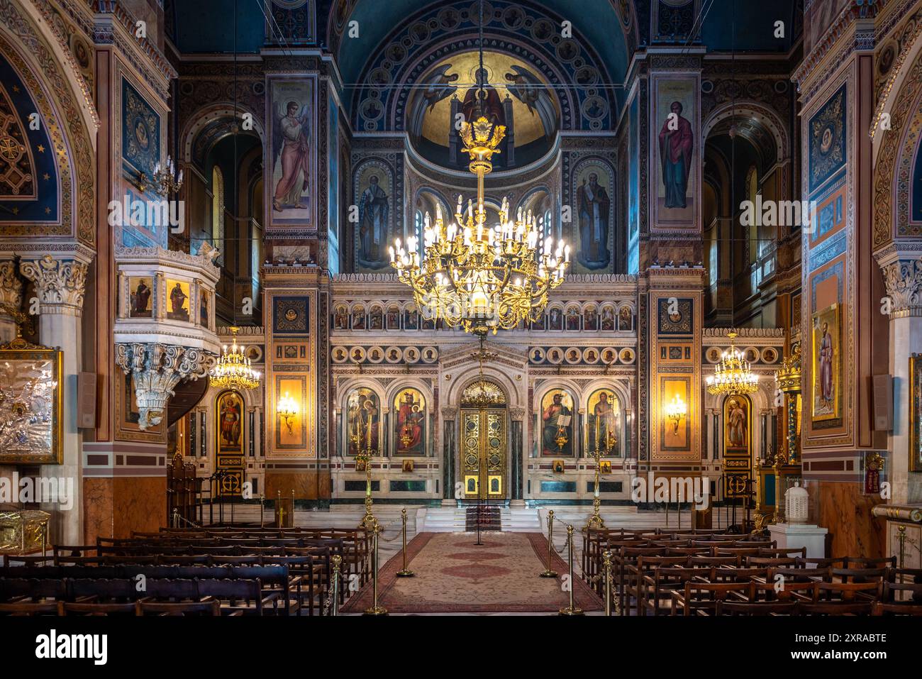 Interior of the Metropolitan Cathedral of the Annunciation, popularly ...