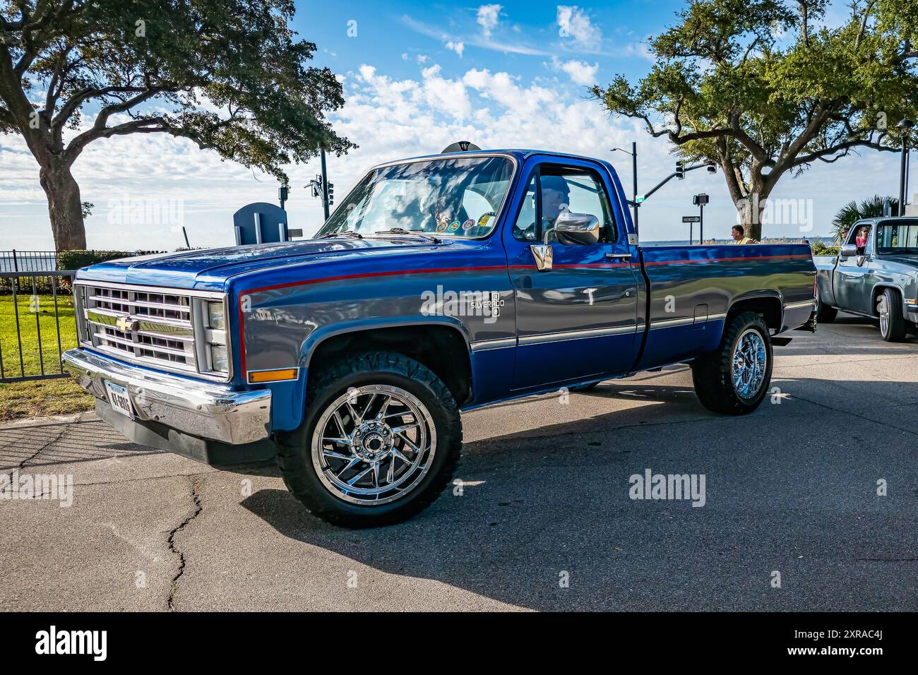 Gulfport, MS - October 02, 2023: High perspective front view of a 1984 ...
