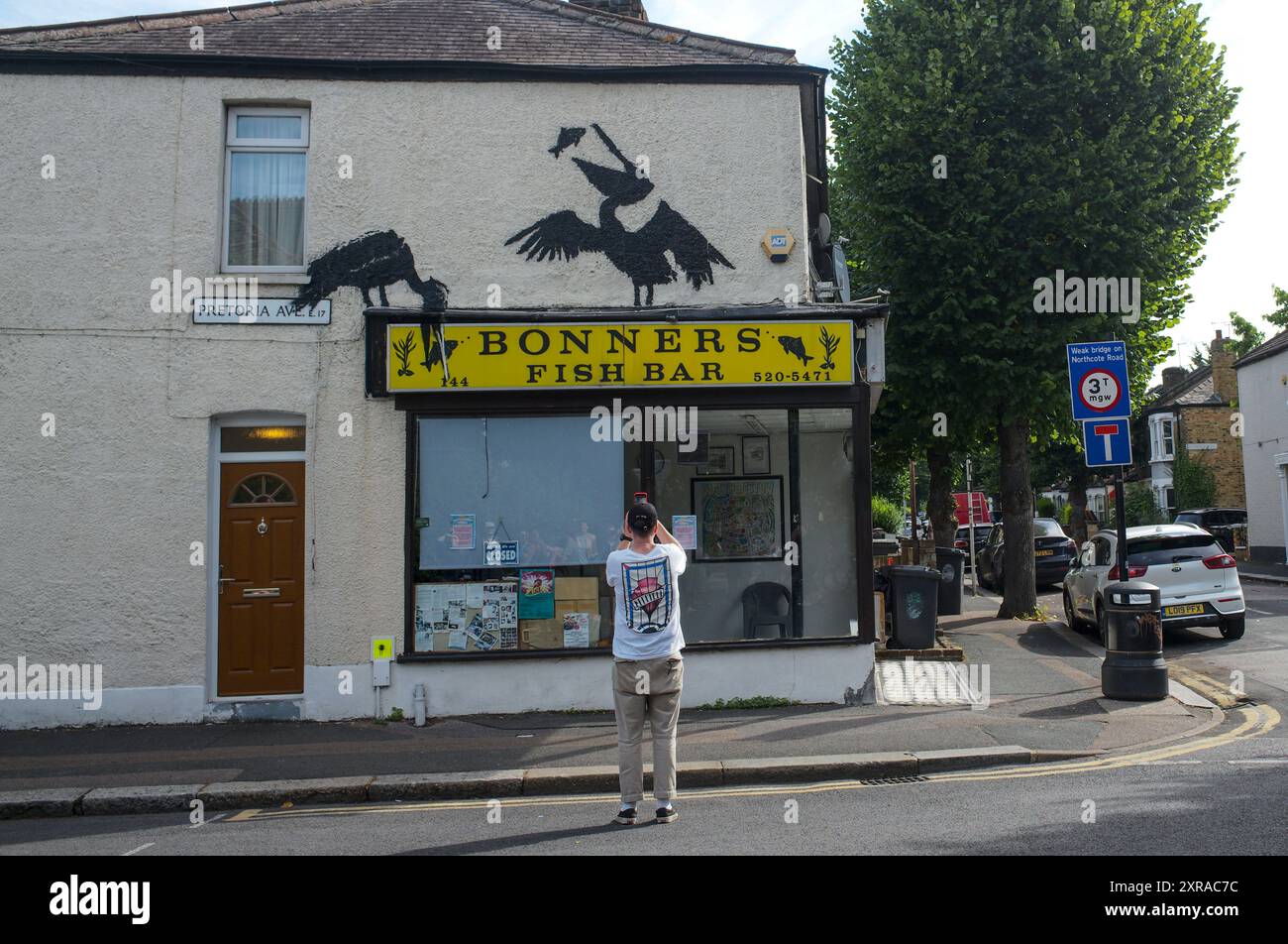 BANKSY © Jeff Moore - A new Banksy pelican artwork appears on ...