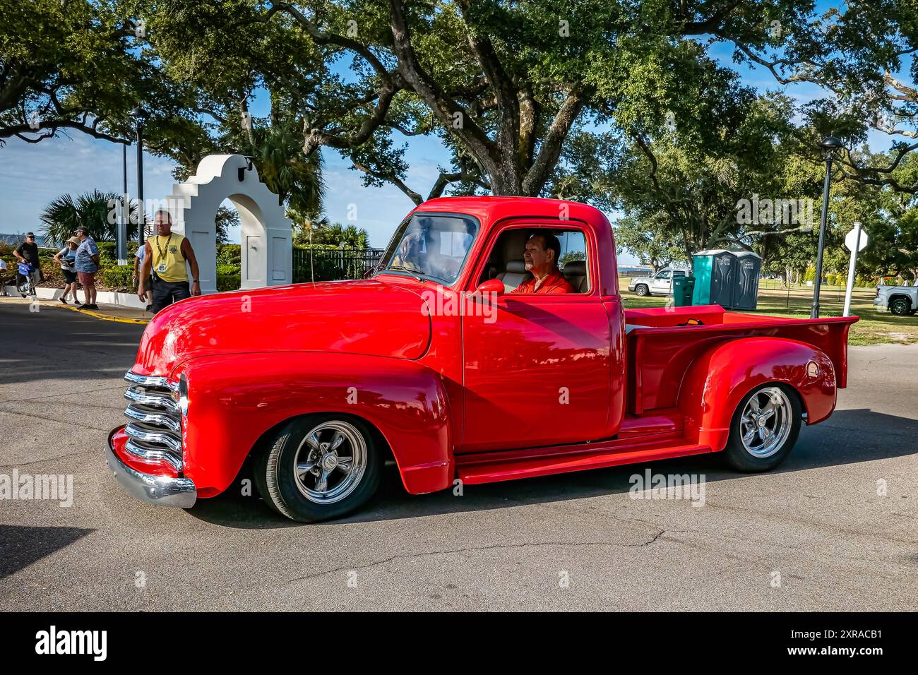 Gulfport, MS - October 02, 2023: High perspective side view of a 1950 ...