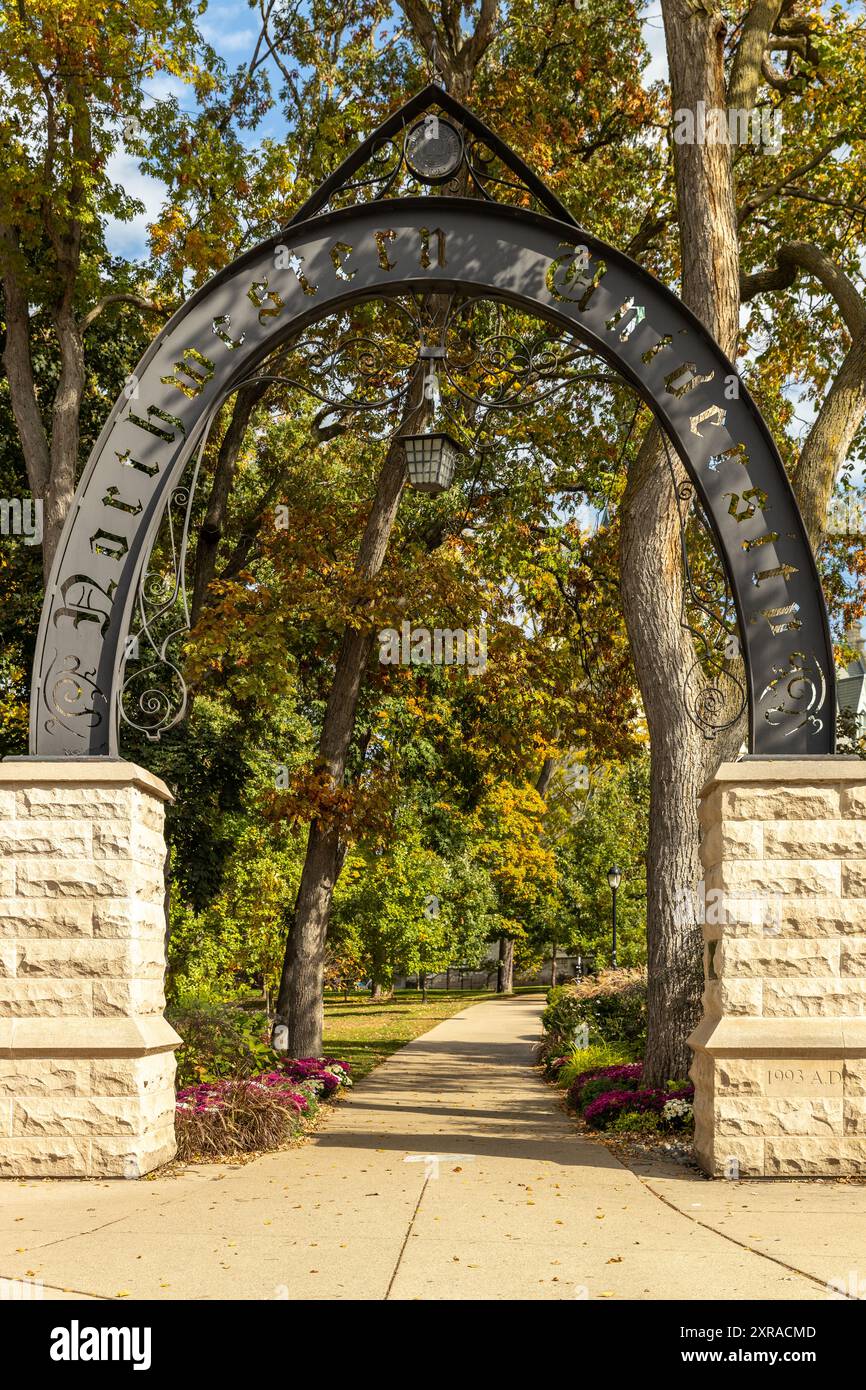 Northwestern University's Weber Arch was constructed in 1993 and is ...