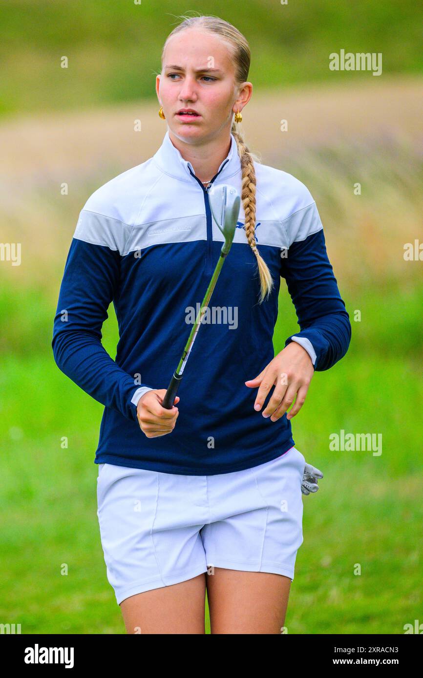 Victoria Kristensen (DEN) (a). DK Caption: Smørum Ladies Open 2024. UK ...