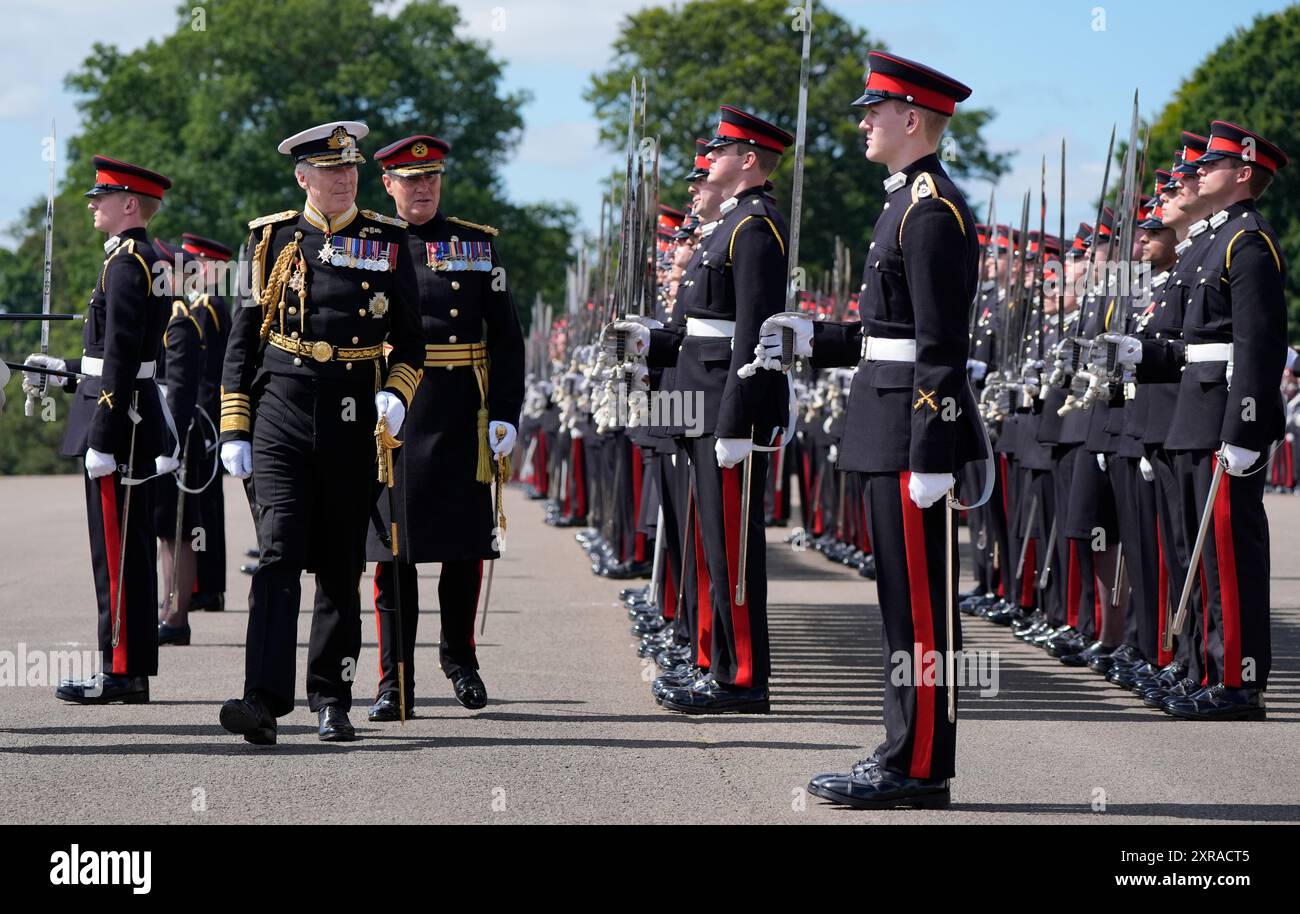 Chief of the Defence Staff Admiral Sir Tony Radakin (second left ...