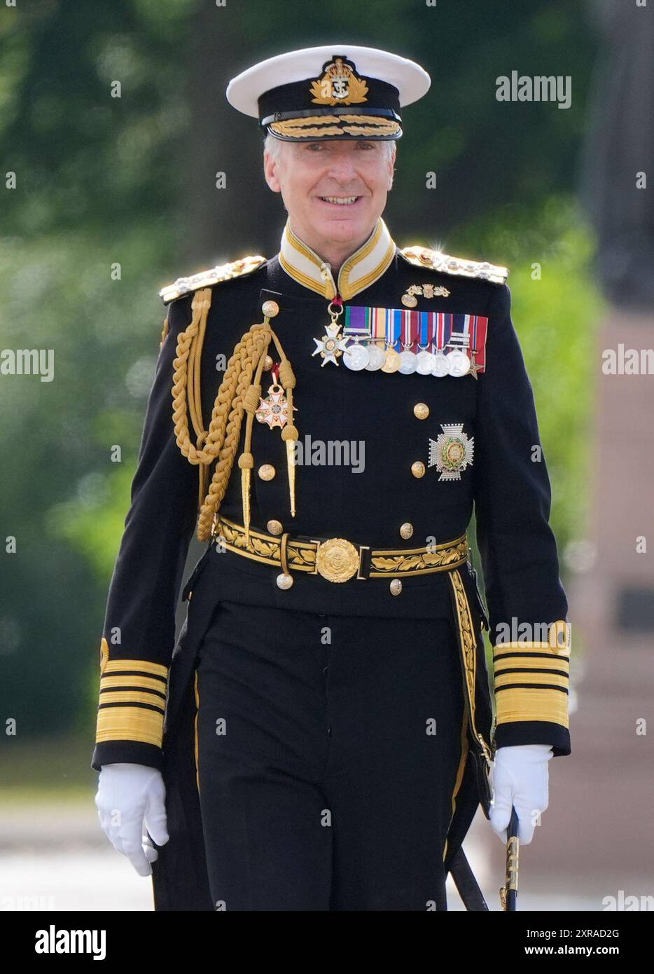 Chief of the Defence Staff Admiral Sir Tony Radakin arrives for the ...