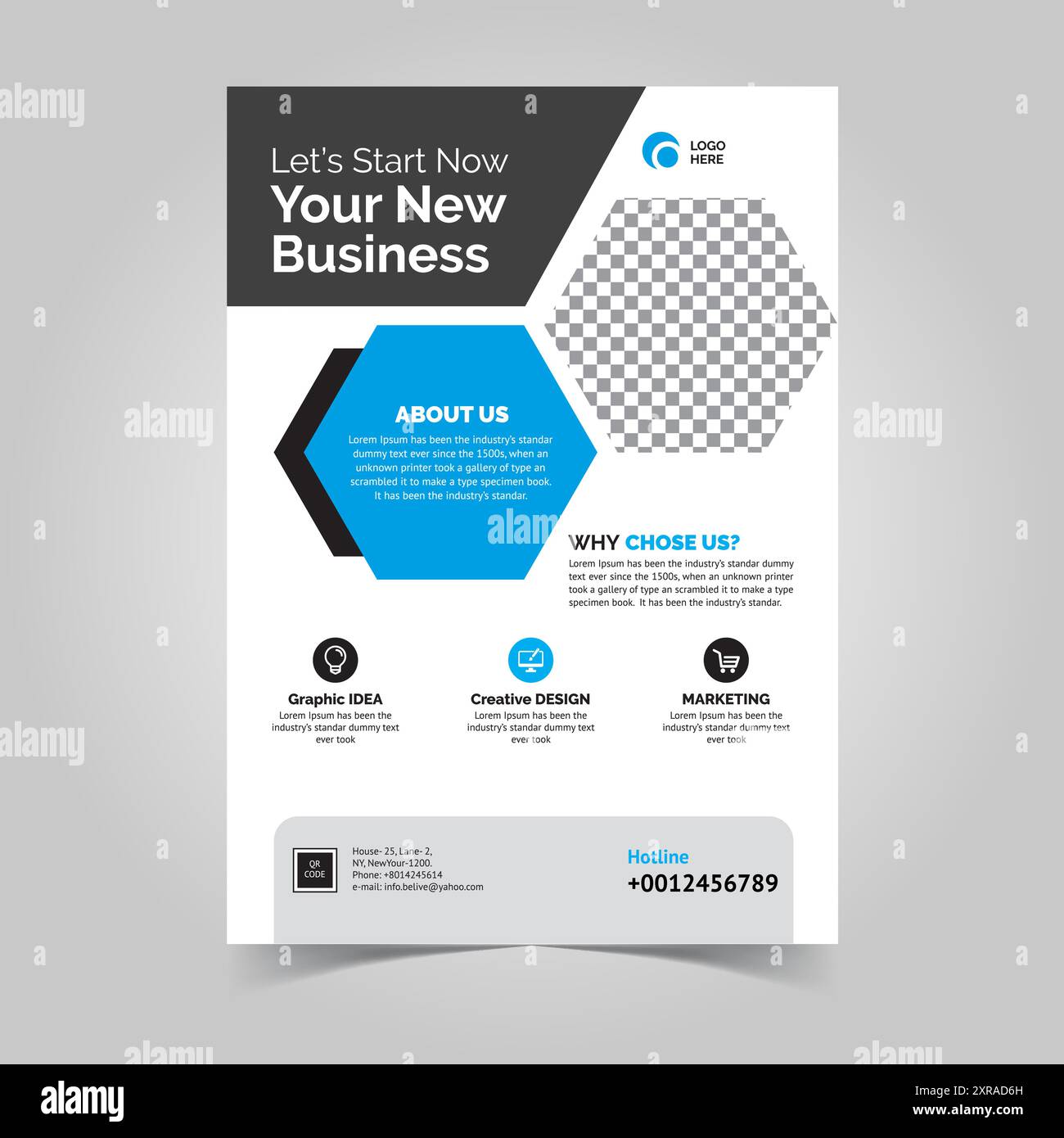 Corporate Business Flyer Template Vector Stock Vector Image & Art - Alamy