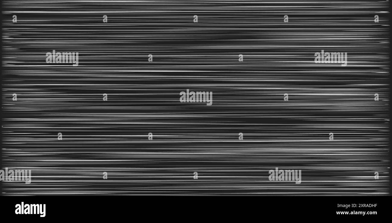 Dark Black and White Horizontally Striped Surface - Digitally Generated ...