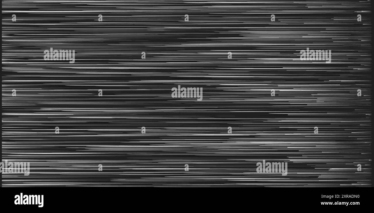 Dark Black and White Horizontally Striped Surface - Digitally Generated ...