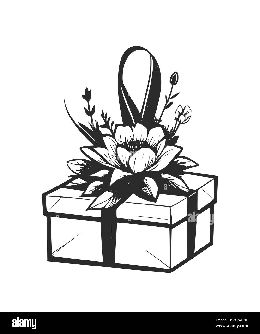 Black And White Gift Box