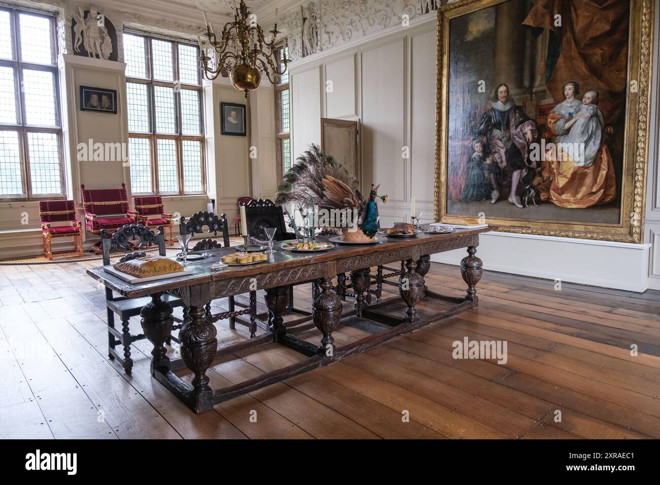 view of Aston Hall, is a listed Jacobean house museum designed by John ...