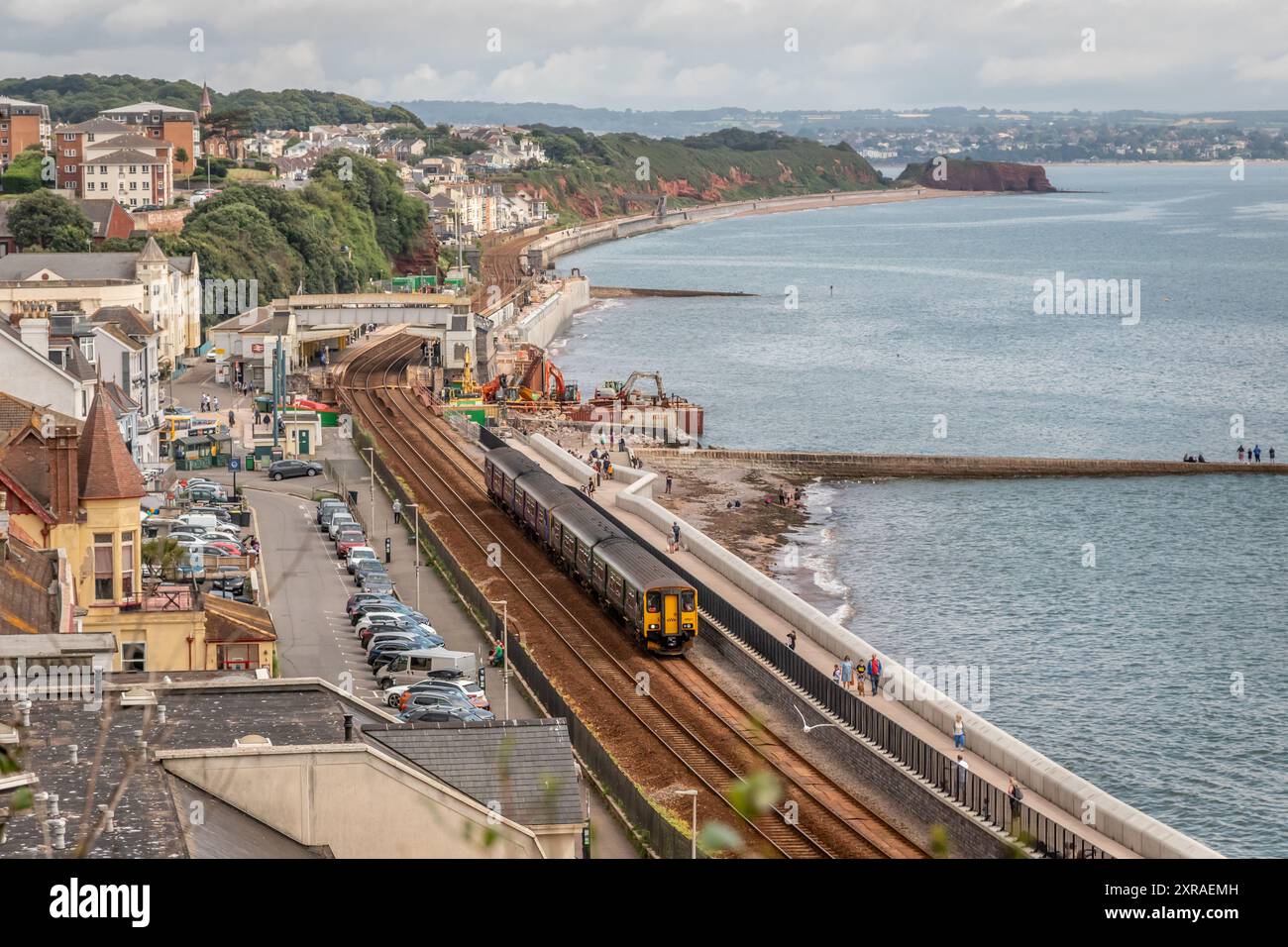 GWR Class 150 No. 150221, Dawlish, Devon, England, UK Stock Photo - Alamy