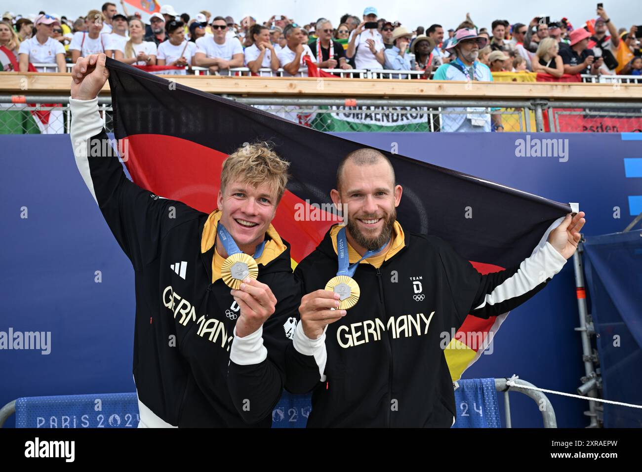 Vaires Sur Marne, France. 09th Aug, 2024. Olympics, Paris 2024, canoe ...