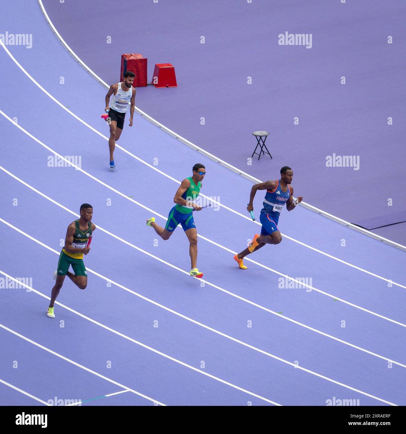 Mens 4x100 metres relay hi-res stock photography and images - Alamy