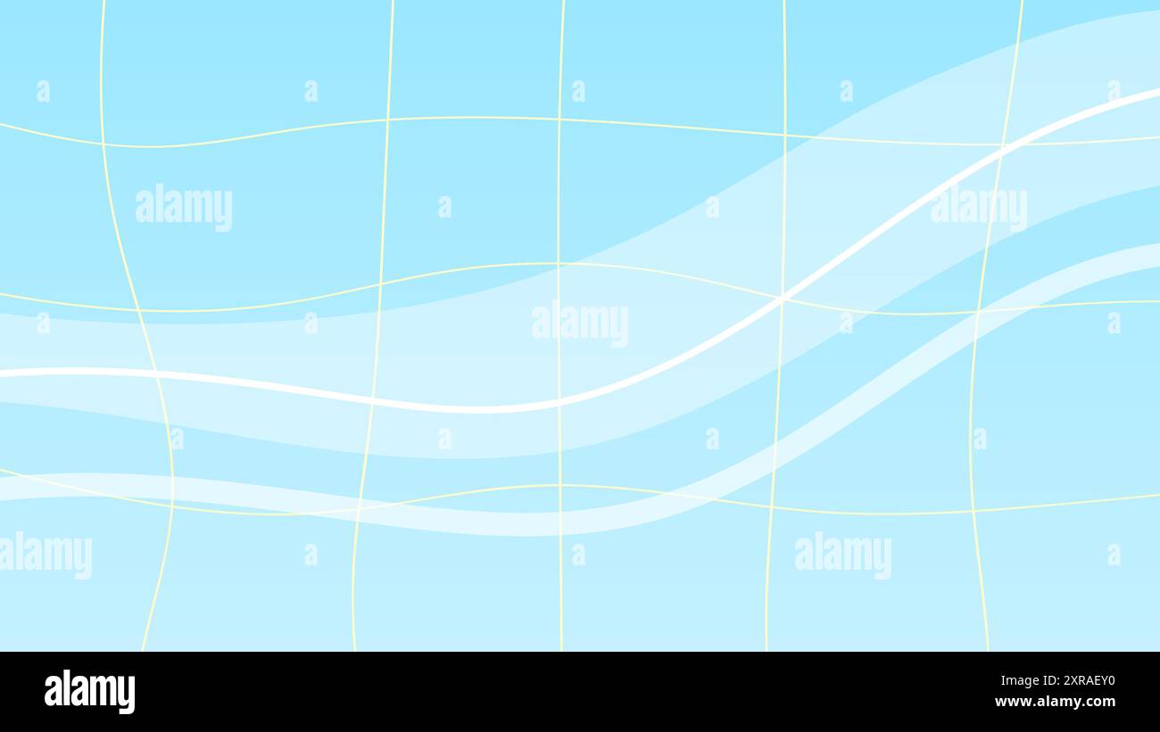 Abstract background of sky with grid. Modern simple flat cute ...