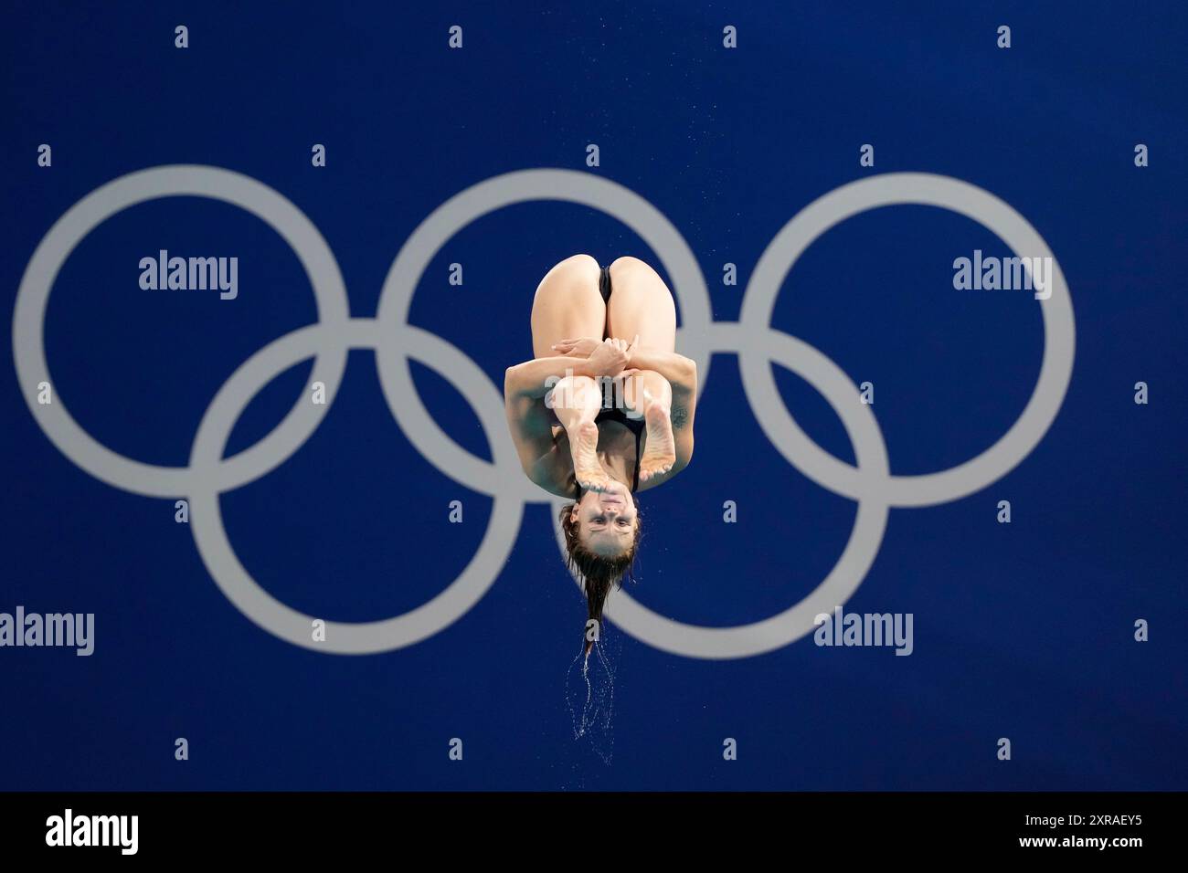 Italy's Chiara Pellacani competes in the women's 3m springboard diving ...