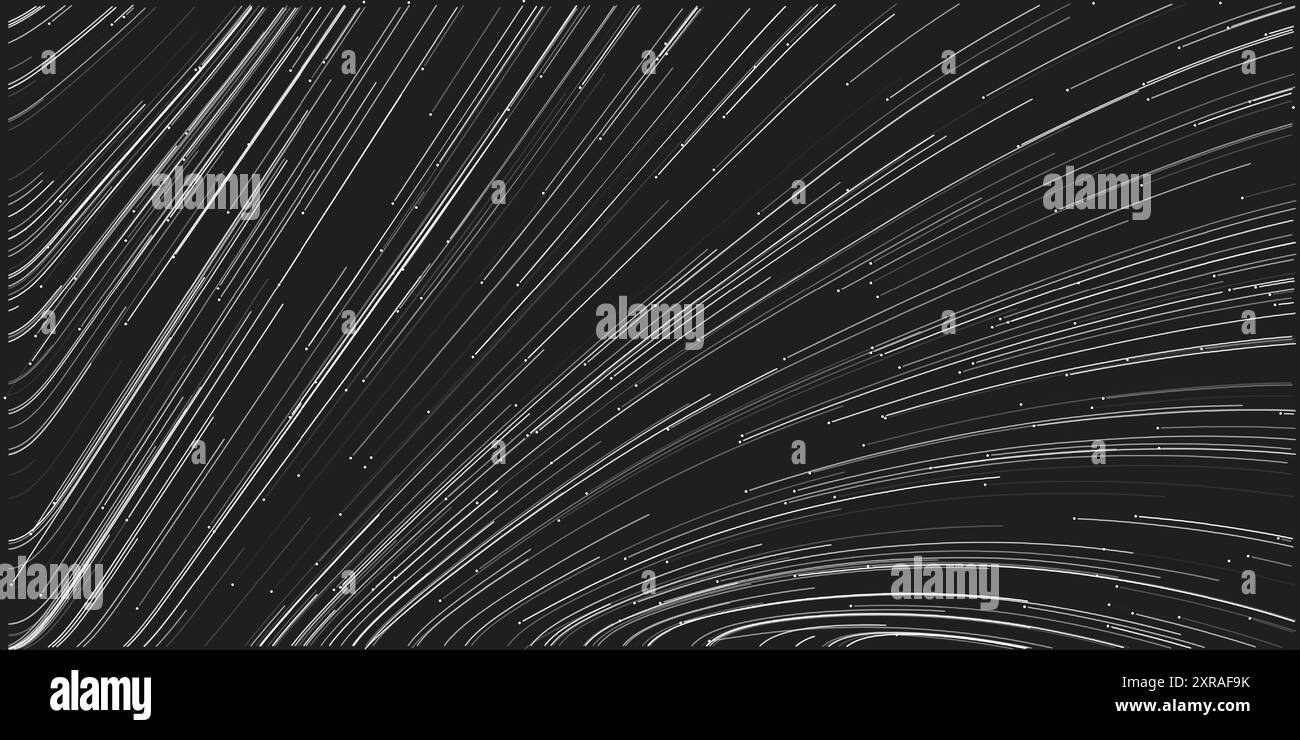 Black and White Moving Particles in Curving Lines, Scarcely Striped ...