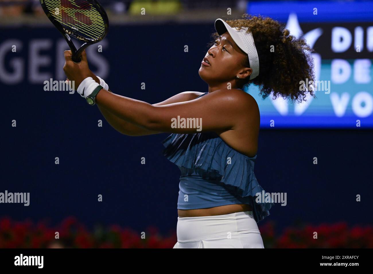 Toronto, Canada. 8th Aug, 2024. Japanese tennis player Naomi Osaka in ...