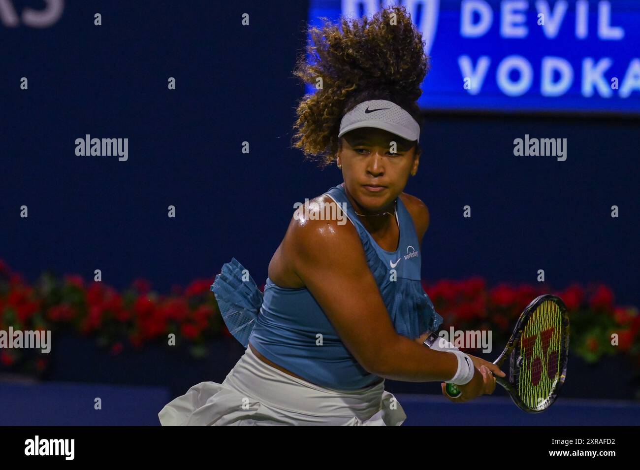 Toronto, Canada. 8th Aug, 2024. Japanese tennis player Naomi Osaka in ...