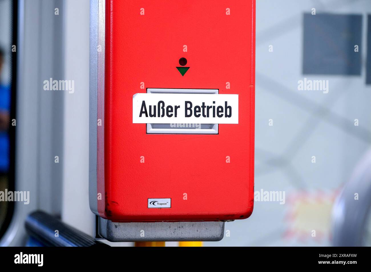 Düsseldorf 09.08.2024 Außer Betrieb Fahrkartenautomat Stempelautomat ...