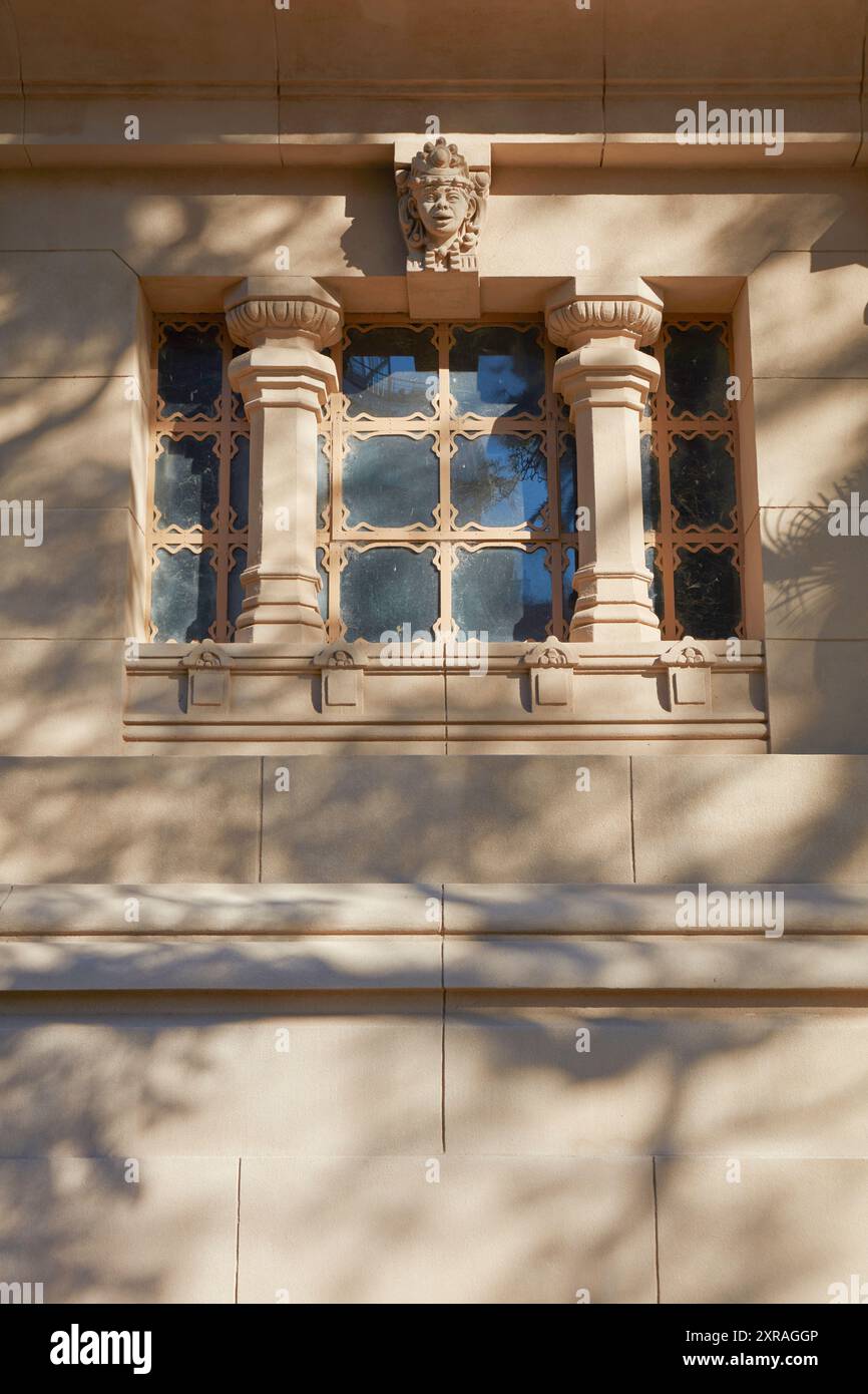 Detail of the elephant building of the EcoPark (Ecoparque) in Palermo ...