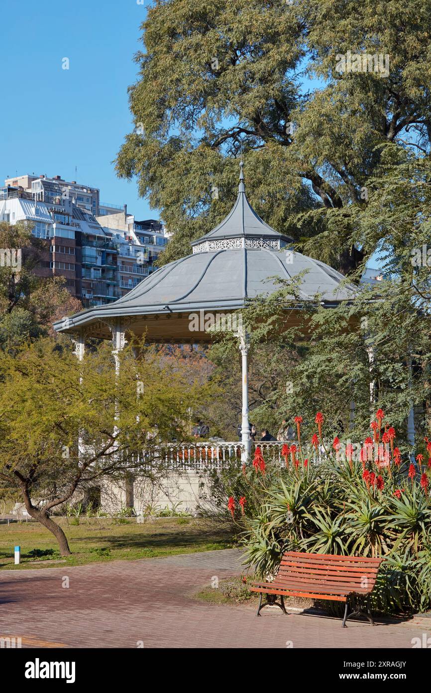 An old structure inside the EcoPark (Ecoparque) in Palermo, Buenos ...