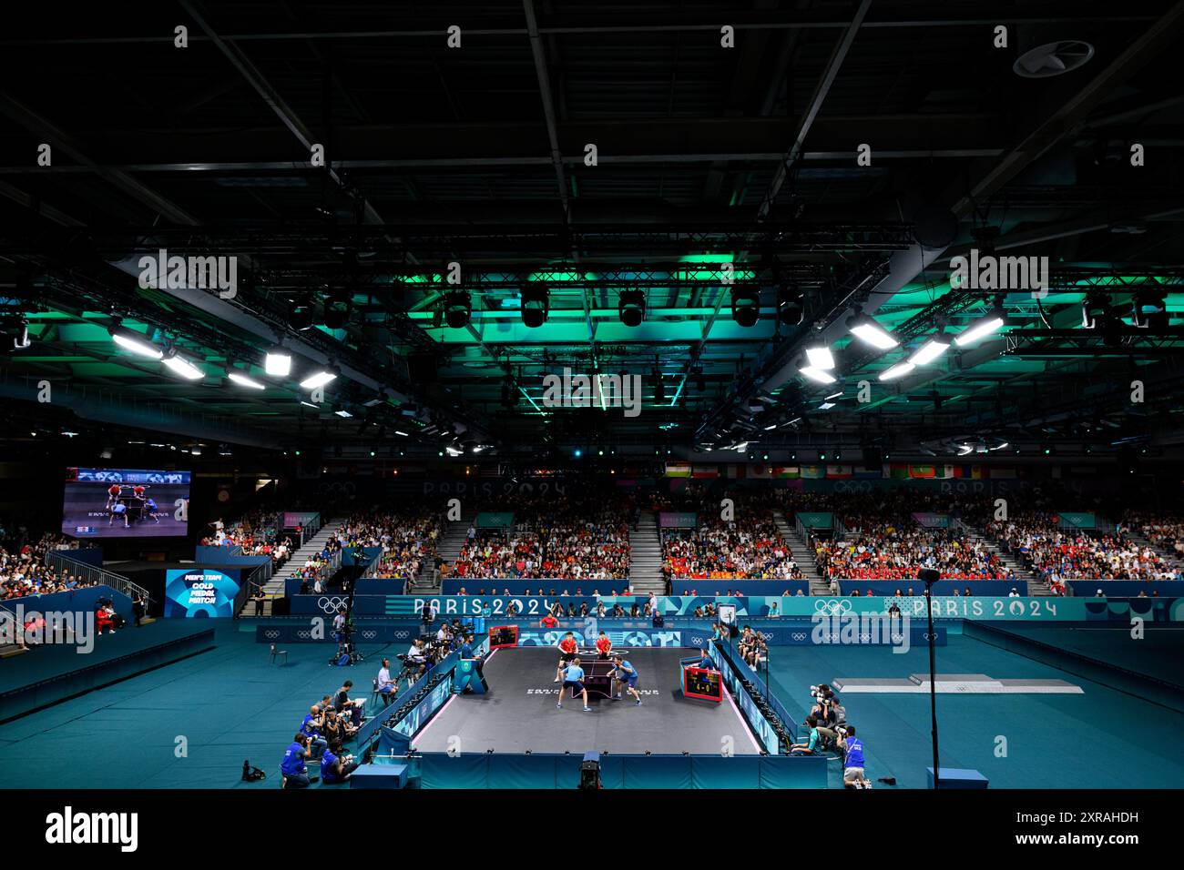 Men's team table tennis final match between, Sweden. , . and China ...