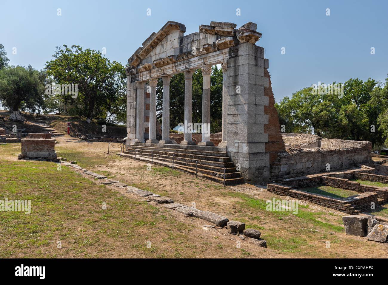 The ancient city of Apollonia is situated in southwestern Albania ...