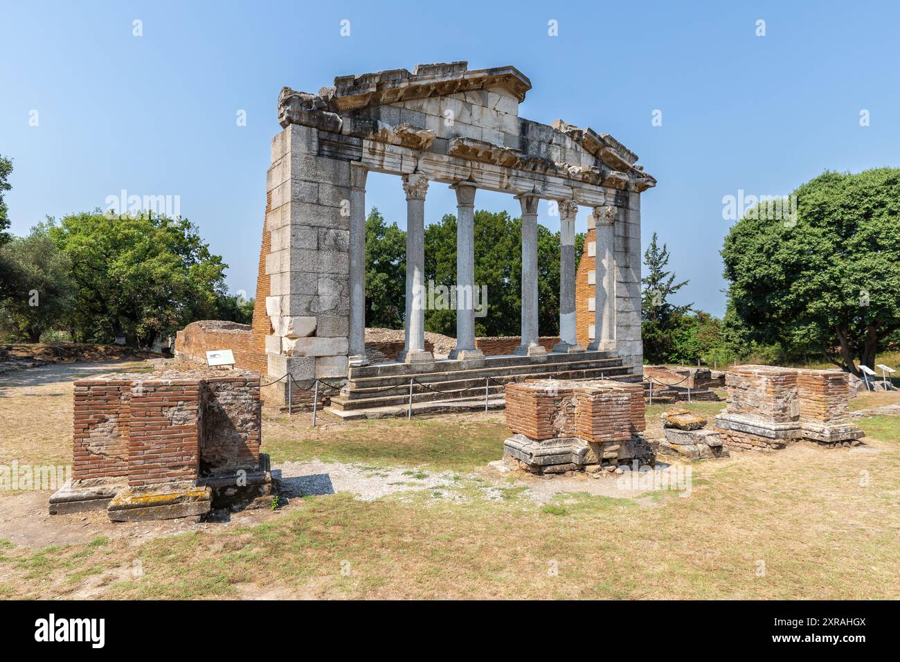 The ancient city of Apollonia is situated in southwestern Albania ...