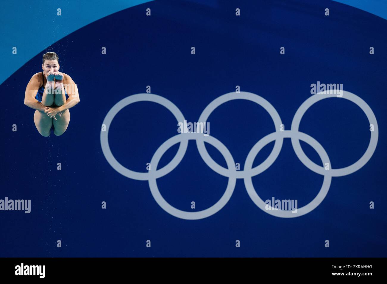 Emilia Nilsson Garip of, Sweden. , . competes in the women's diving 3 ...