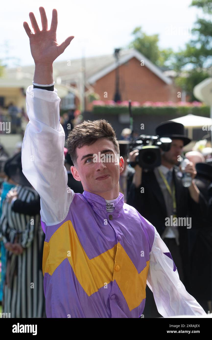 Ascot, UK. 20th June, 2024. Jockey Rossa Ryan winner of the King George ...