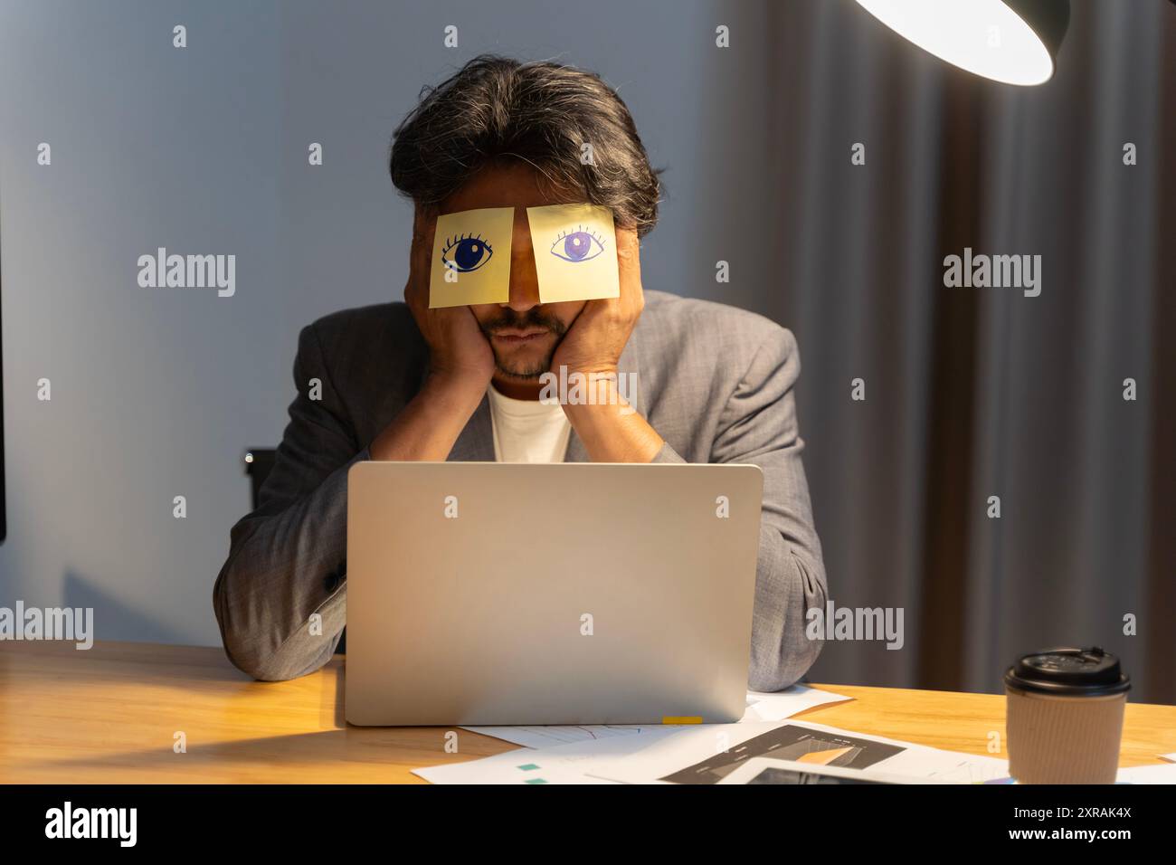 Office fatigue drawing hi-res stock photography and images - Alamy