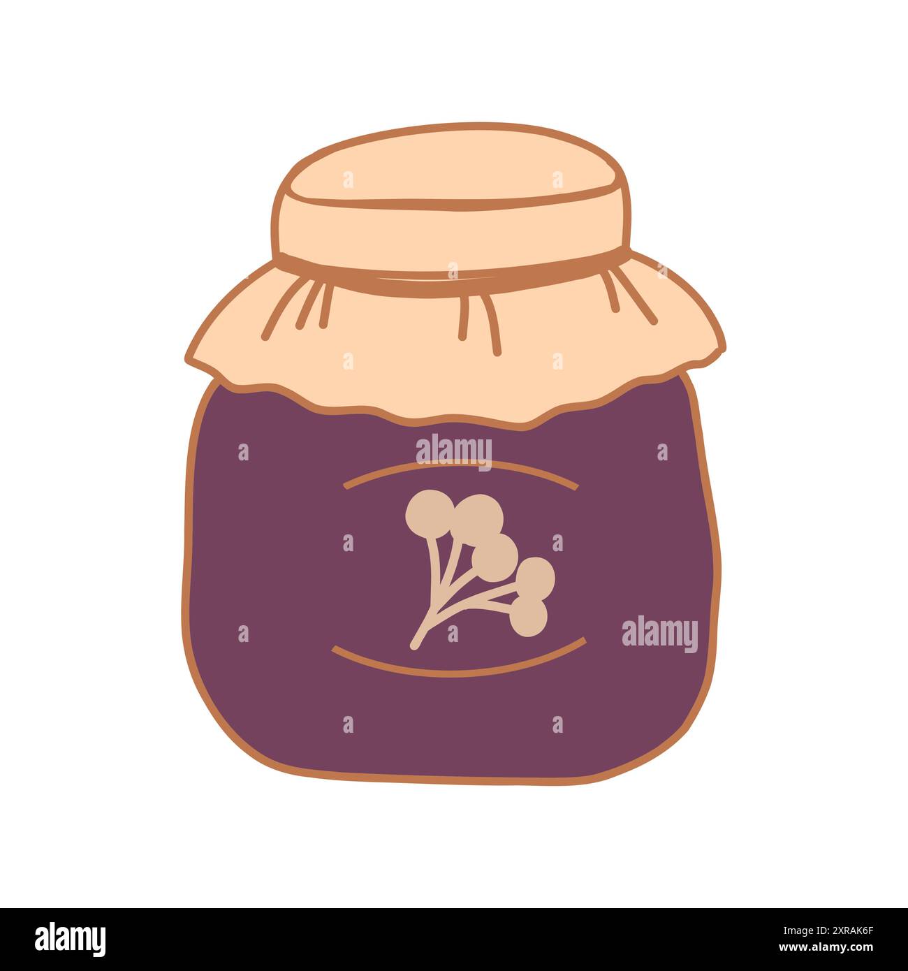 Homemade jam ingredients Stock Vector Images - Alamy