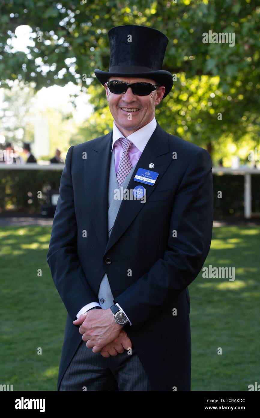 Ascot, UK. 20th June, 2024. Racehorse Trainer, Aidan O'Brien from ...