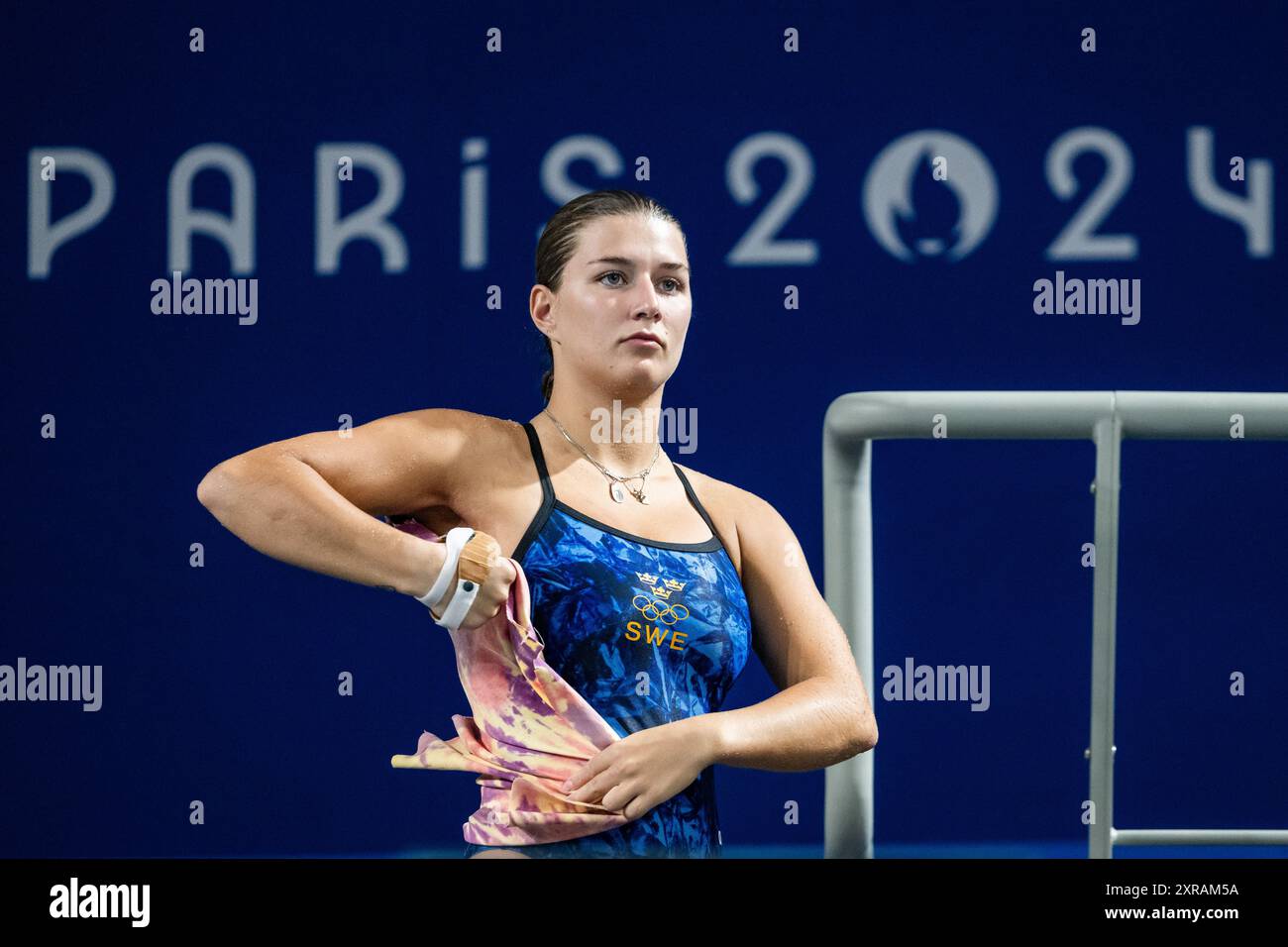 Emilia Nilsson Garip of, Sweden. , . competes in the women's diving 3 ...