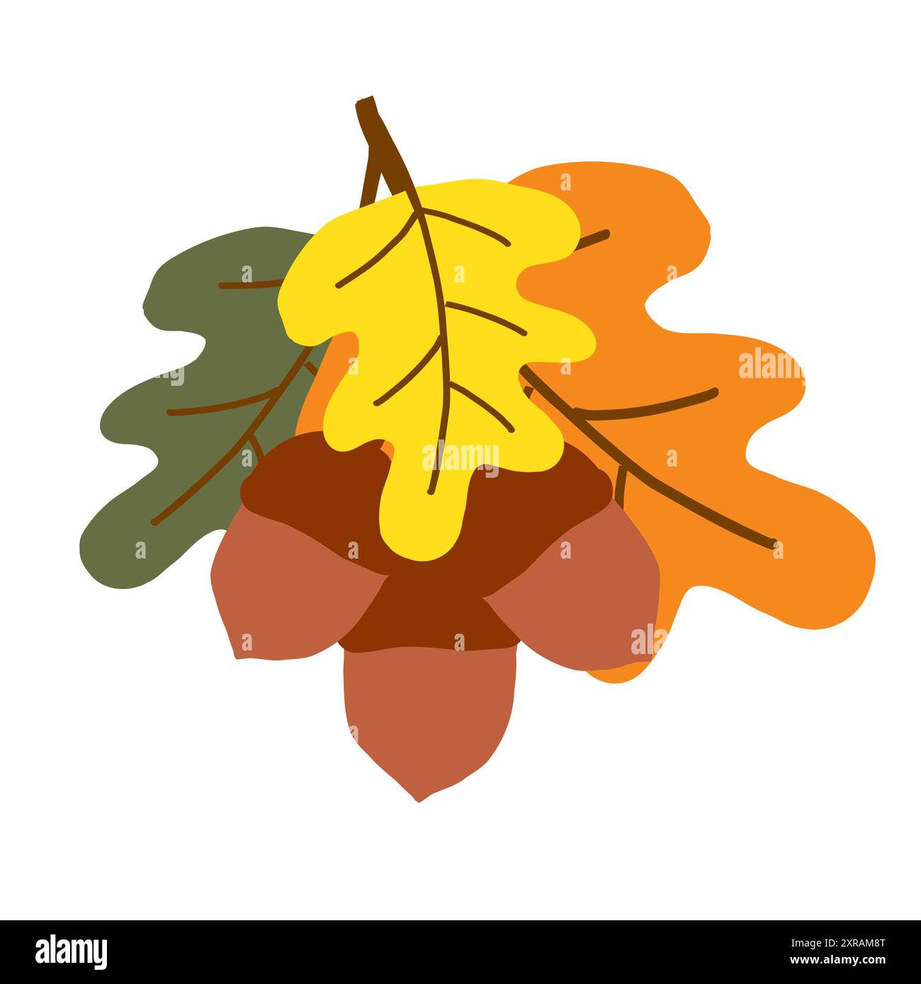 Crop leaves Stock Vector Images - Alamy
