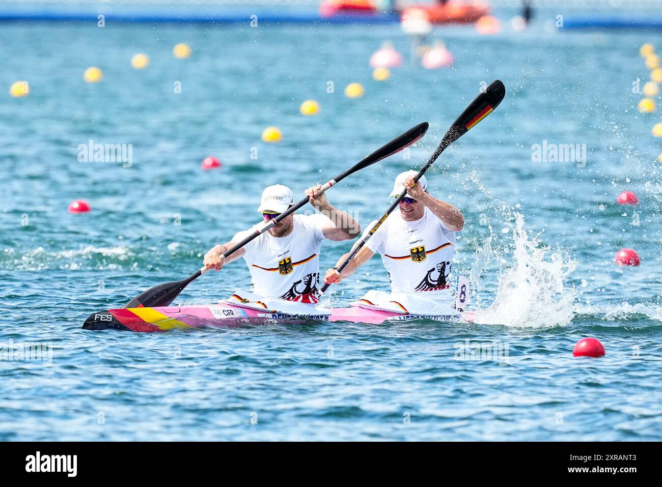 Jacob Schopf And Max Lemke Of Germany Compete During Men s Kayak Double Jacob Schopf And Max Lemke Of Germany Compete During Men s Kayak Double