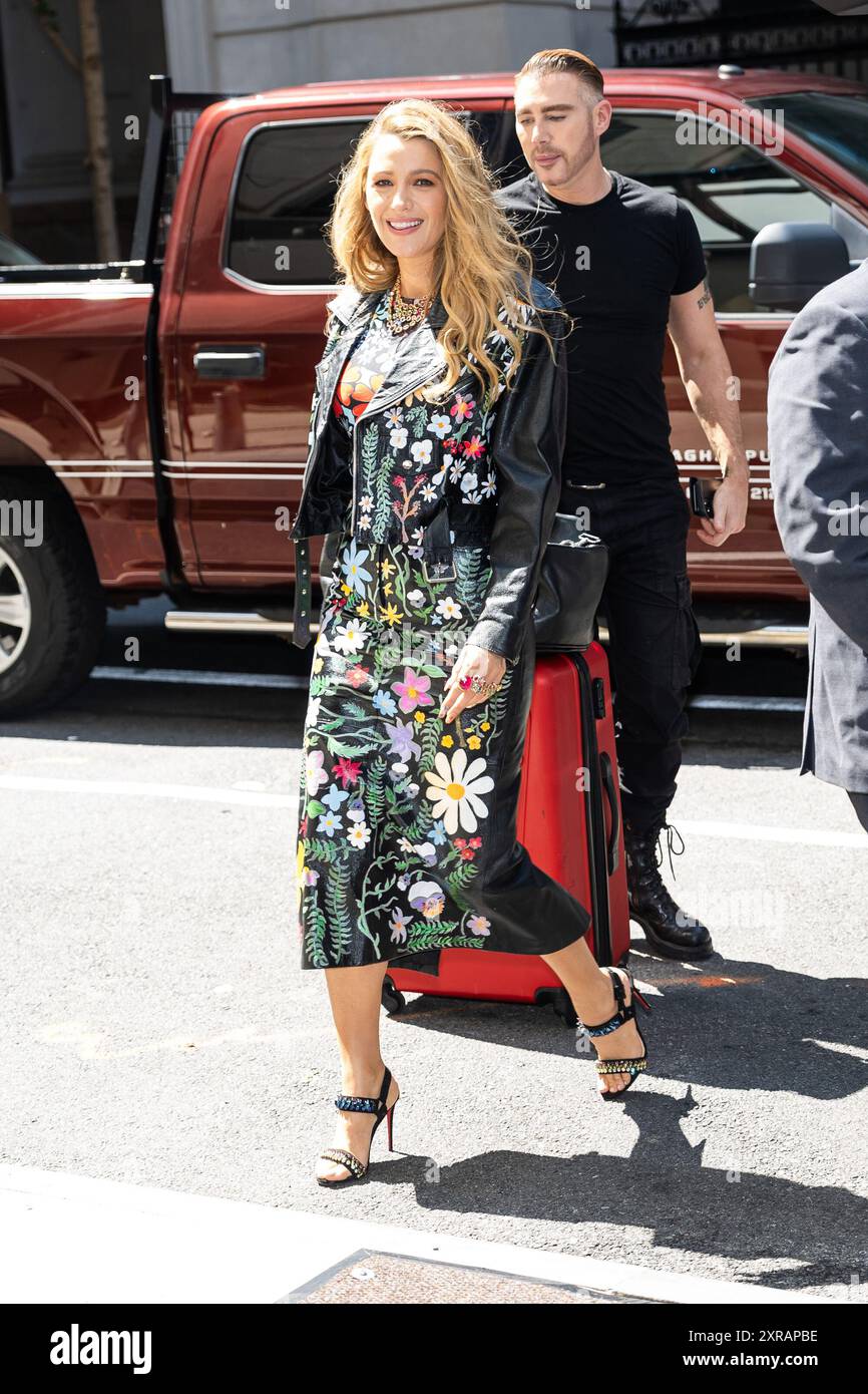 Blake Lively arrives to the 'It Ends With Us' junket at the Four ...