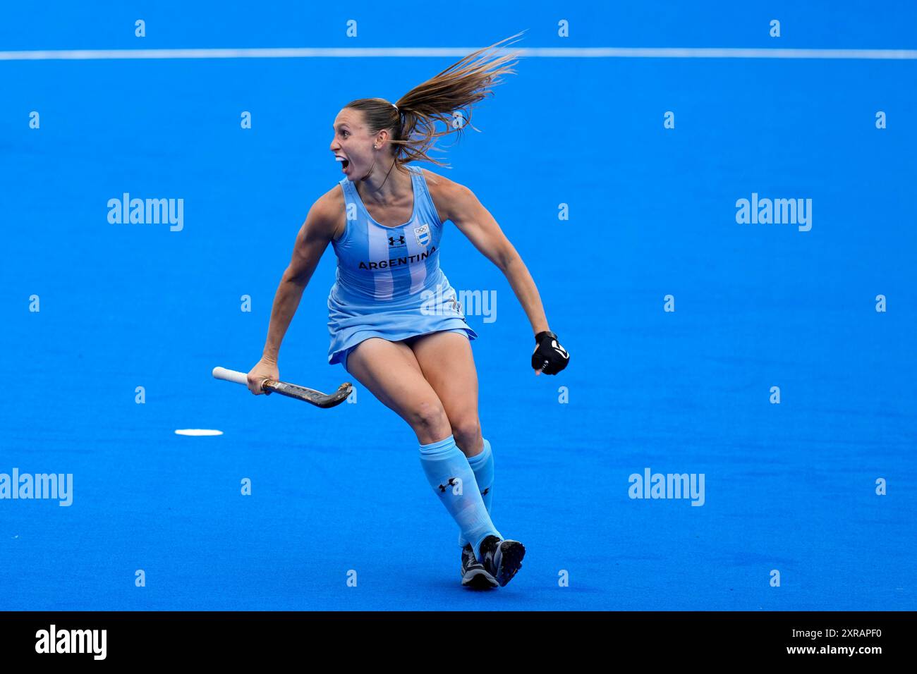 Argentina's Sofia Cairo celebrates after scoring the winning goal in ...
