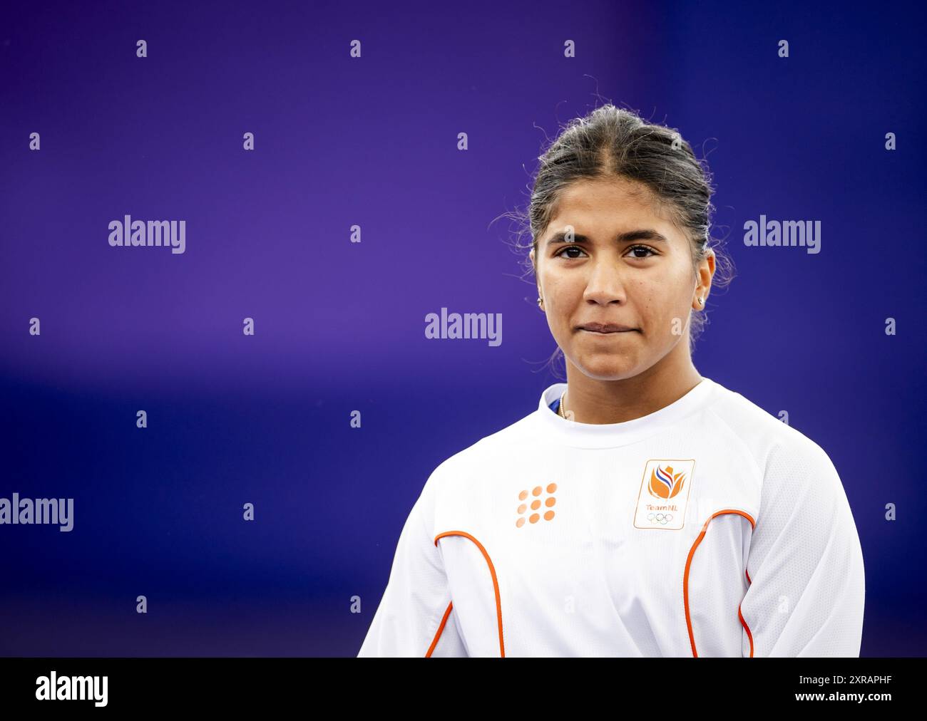 Paris, France. 09th Aug, 2024. PARIS - India Sardjoe before the ...