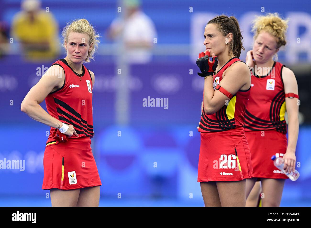 Paris, France. 09th Aug, 2024. Belgium's Emma Puvrez, Belgium's Lien ...