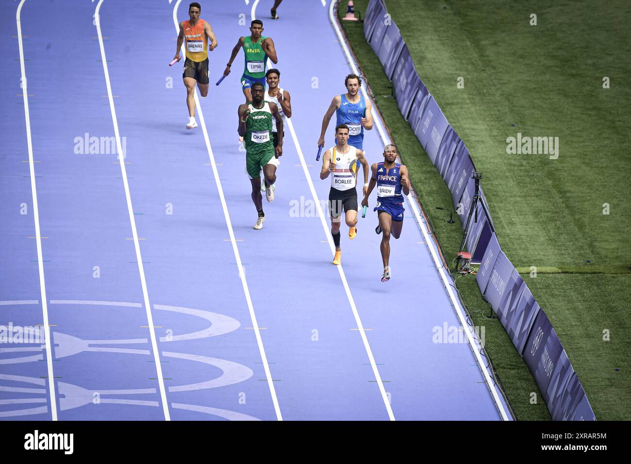 Paris, France. 09th Aug, 2024. France's Fabrisio Saidy competes in the ...