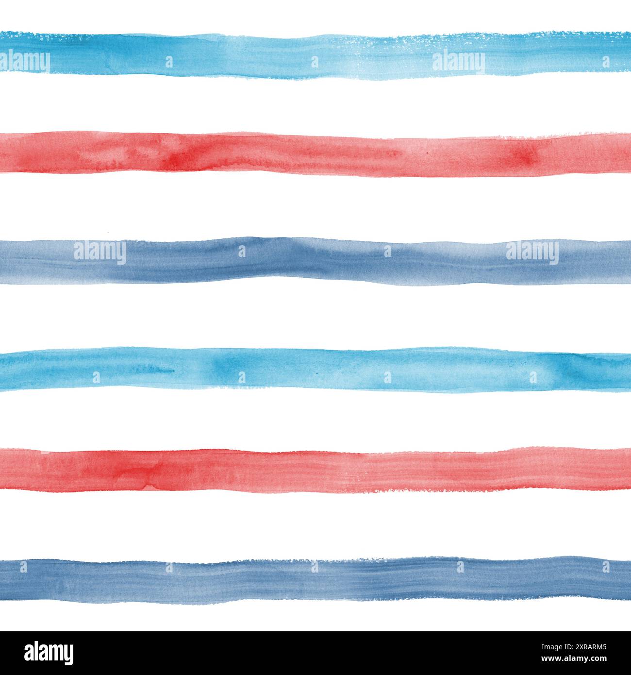 Watercolor teal blue stripes on white background. Blue, red, teal ...