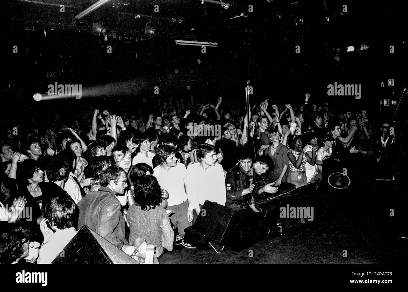 Crowd at punk club listening to music Stock Photo - Alamy